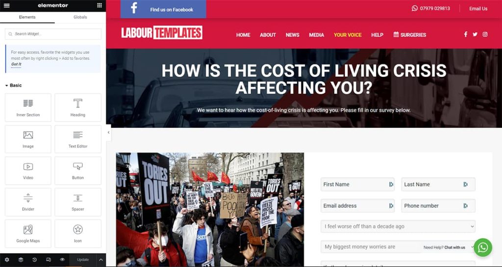 Website Template | Website, Social Media, Email, Print, Video...