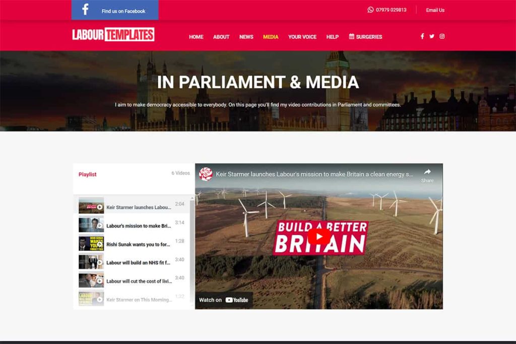 Website Template | Website, Social Media, Email, Print, Video...